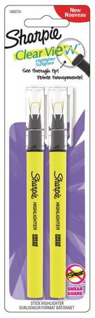 Sharpie Clear View Stick Highlighter, Yellow, 2/Pack - Walmart.ca