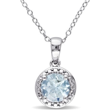 Click here for Tangelo 1-1/7 Carat T. G.W. Aquamarine Sterling Si... prices