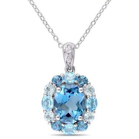 Click here for Tangelo 5-1/3 Carat T. G.W. Multi-Color Topaz Ster... prices