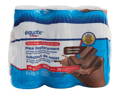 Equate Chocolate plus Calories Meal Replacement - Walmart.ca