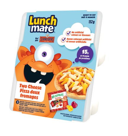 Schneiders Lunchmate 2 Cheese Pizza Kit 132g - Walmart.ca