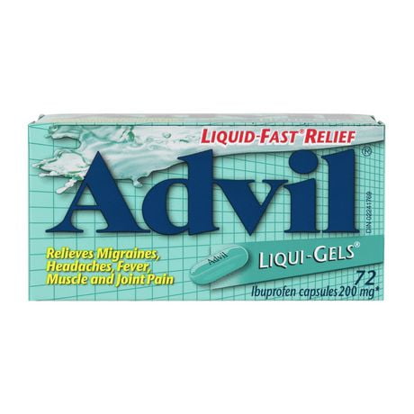 Advil Liqui Gels 72's | Walmart Canada