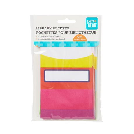 Pen & Gear Library Pockets, Classroom Aid, 5 Count | Walmart Canada