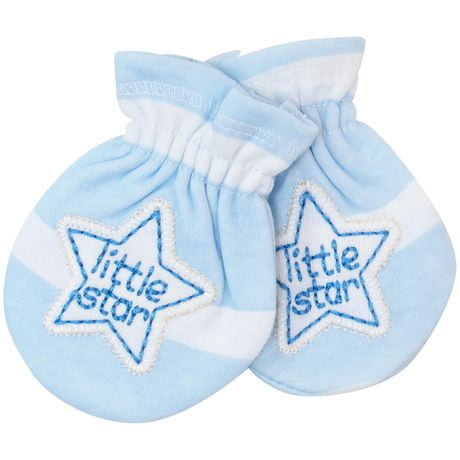 Gerber Newborn Baby Boy 2 Pack Mittens - Blue | Walmart Canada
