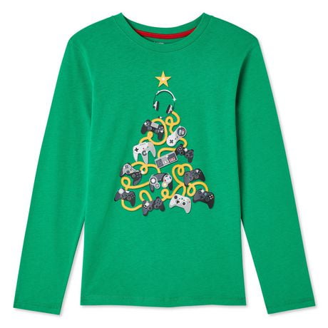 George Boys' Graphic Long Sleeve Tee | Walmart Canada