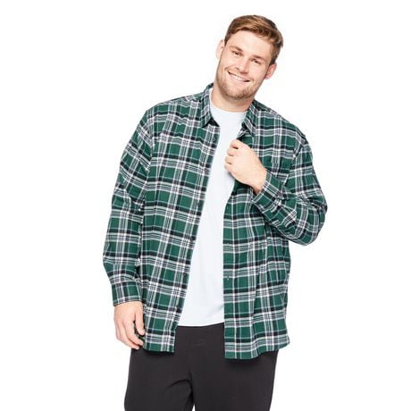 George Big Men's Flannel Shirt | Walmart Canada