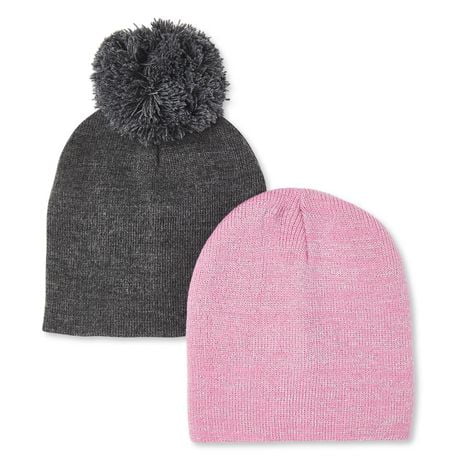 George Girls' Beanie 2-Pack | Walmart Canada
