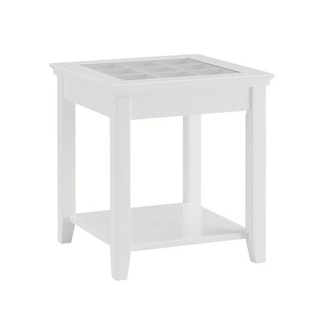 Click here for Linon Astrid Mosaic Accent C Table Silver Silver # prices