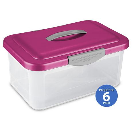 Sterilite Showoffs™ Storage Container- Pink- 6 PK | Walmart Canada