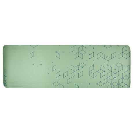 GoZone Printed Exercise Mat - 10mm, Green Combo | Walmart Canada