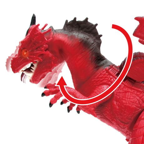 kid connection Light & Sound Battery Operated Walking Dinosaur/Dragon ...