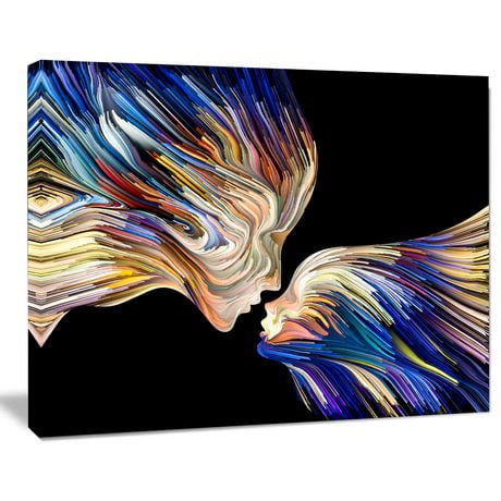 Click here for Design Art Metaphorical Mind Painting Canvas Print... prices