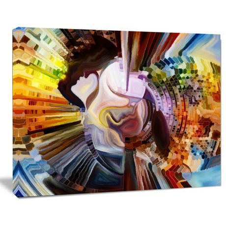 Click here for Tiger Design Art Layers Of Inner Paint Canvas Prin... prices