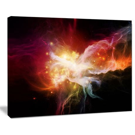 Click here for Design Art Elegance Of Nebulae Canvas Print Red 20... prices