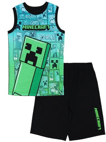 Minecraft Knit Sleep 2 Piece PJ set - Walmart.ca