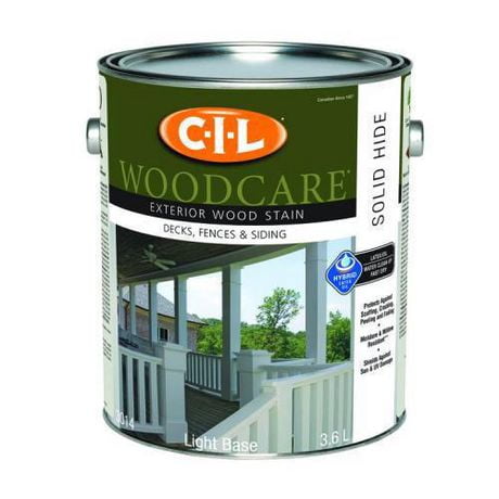 CIL WOODCARE Exterior Wood Stain - Solid Tintable - Walmart.ca