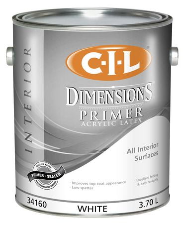 CIL DIMENSIONS interior latex primer at Walmart.ca | Walmart Canada