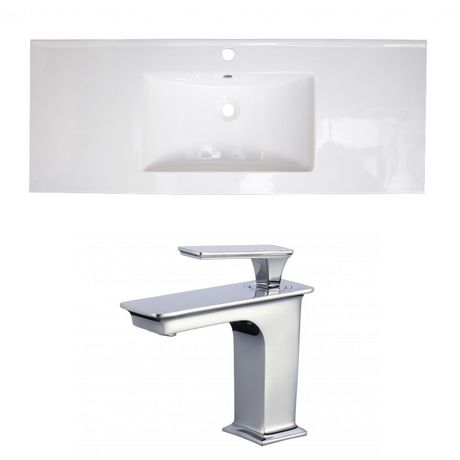 Click here for American Imaginations 48-In. W Ceramic Top Set Whi... prices