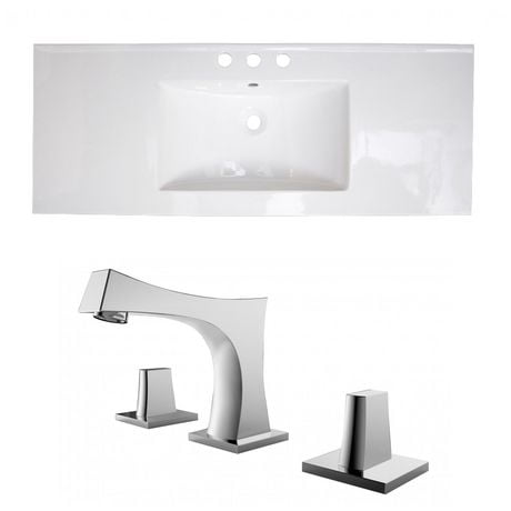 Click here for American Imaginations 48-In. W Ceramic Top Set Whi... prices