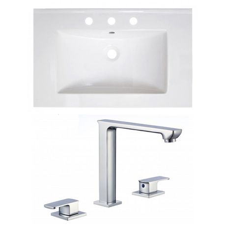 Click here for American Imaginations 30-In. W Ceramic Top Set Whi... prices