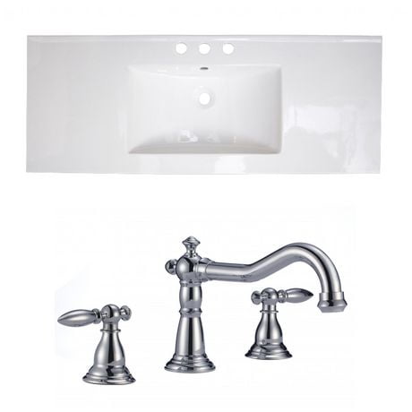 Click here for American Imaginations 48-In. W Ceramic Top Set Whi... prices