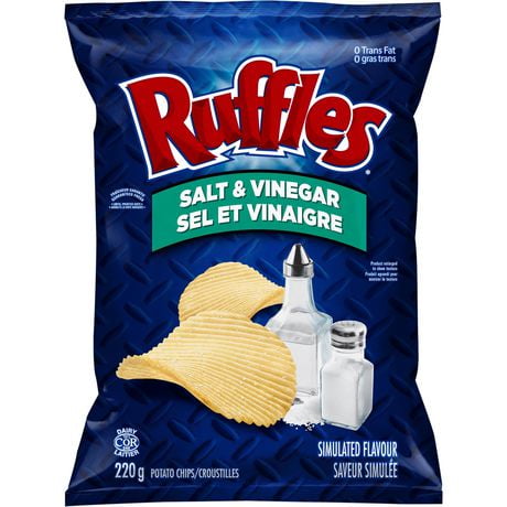 Ruffles Salt & Vinegar Potato Chips - Walmart.ca