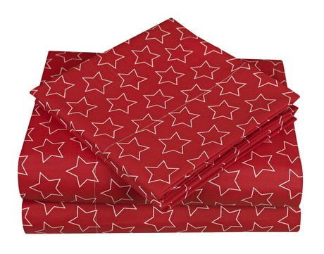 Mainstays Kids Boys' Star Sheet Set | Walmart Canada