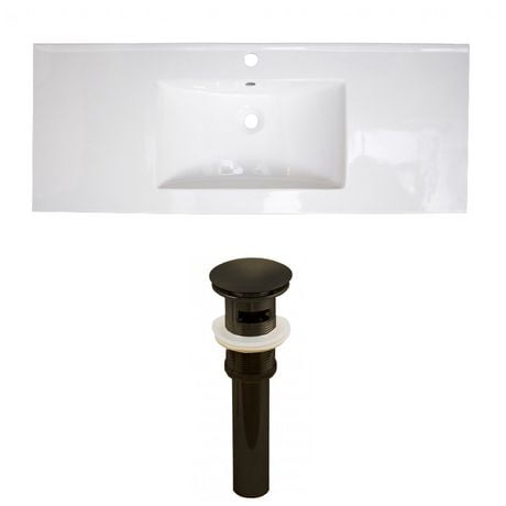 Click here for American Imaginations 48-In. W Ceramic Top Set Whi... prices