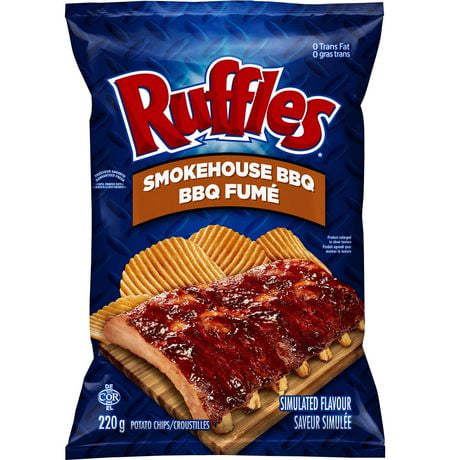 Ruffles Smokehouse BBQ Potato Chips | Walmart Canada