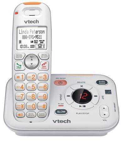 VTech CareLine Plus Cordless Phone with Answering System/Caller ID/Call ...