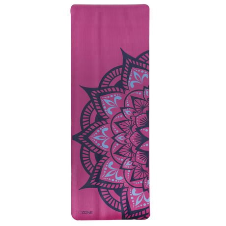 GoZone Lotus Printed Exercise Mat, Purple Combo | Walmart Canada