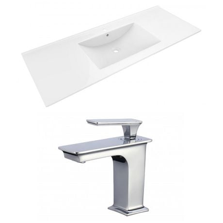 Click here for American Imaginations 48-In. W Ceramic Top Set Whi... prices