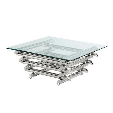 Coffee Table Square Silver Base - Walmart.ca