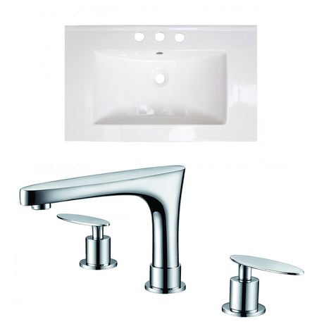 Click here for American Imaginations 32-In. W Ceramic Top Set Whi... prices