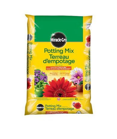 Miracle-Gro Potting Mix 50L, MG Potting Mix 50L - Walmart.ca