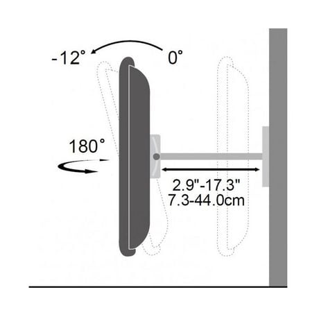 Techly 23-55 inch Full Motion TV Wall Mount - 36289 | Walmart Canada