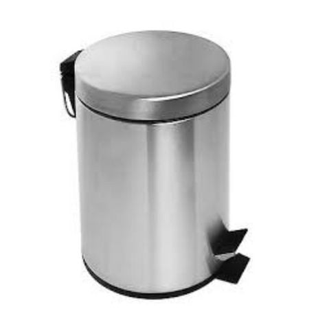 Round Stainless Steel Step Bin 12L - Walmart.ca