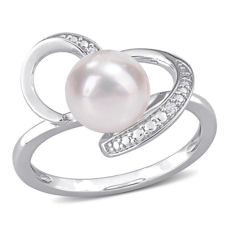 Click here for Miabella Freshwater Cultured Pearl And Diamond Acc... prices
