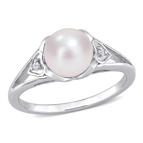 Click here for Miabella Freshwater Cultured Pearl And Diamond Acc... prices