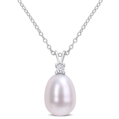 Click here for Miabella Freshwater Cultured Pearl And 1/10 Carat... prices