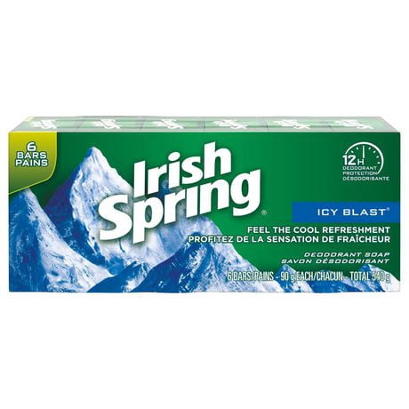 Irish Spring Icy Blast Deodorant Bar Soap | Walmart Canada