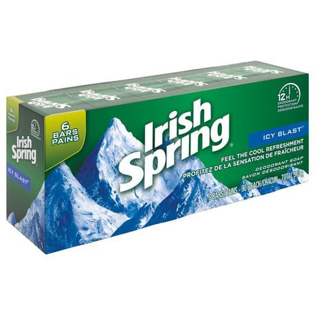 Irish Spring Icy Blast Deodorant Bar Soap | Walmart Canada