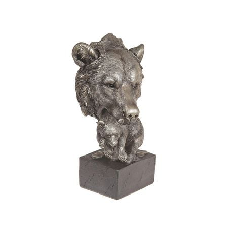 Click here for Ih Casa D Cor Polyresin Silver Bear With Cub In Mo... prices