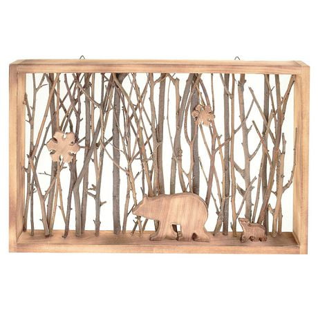 Click here for Ih Casa D Cor Rect. Forest Twig Wall Decor With Be... prices