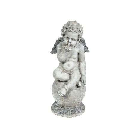 Click here for Ih Casa D Cor Polyresin Garden Figurine (Cherub Si... prices