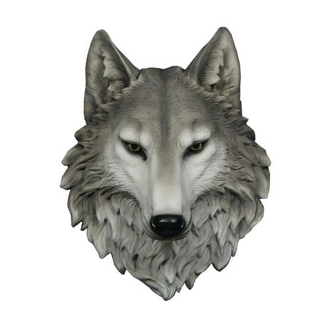 Click here for Ih Casa D Cor Polyresin Wolf Head (Remus) (16.5) G... prices