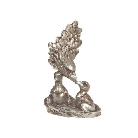 Click here for Ih Casa D Cor Polyresin Silver Eagle Feeding Eagle... prices