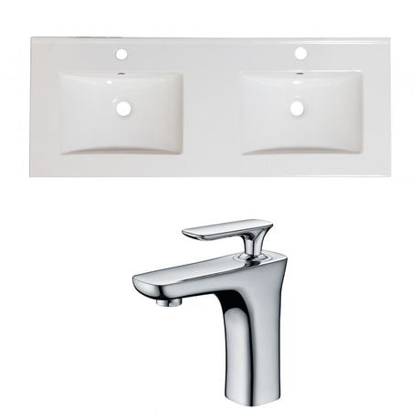 Click here for American Imaginations 48-In. W Ceramic Top Set Whi... prices