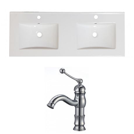 Click here for American Imaginations 48-In. W Ceramic Top Set Whi... prices