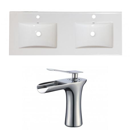 Click here for American Imaginations 48-In. W Ceramic Top Set Whi... prices